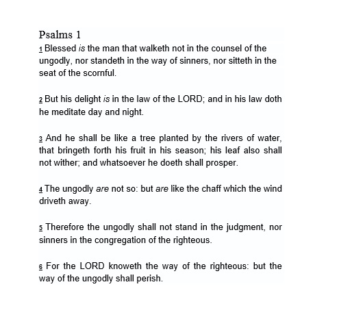 How To Have A Happy New Year – Psalm Chapter 1 – CHAPEL.today